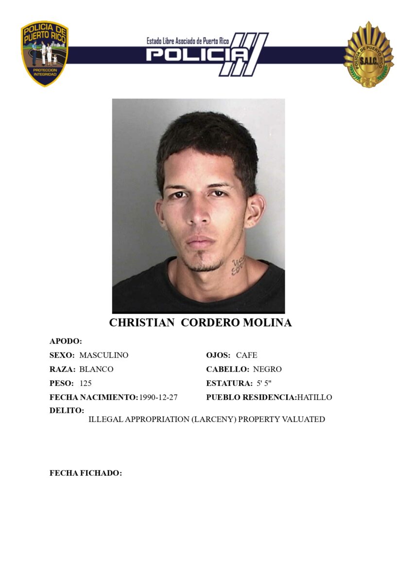 Detienen hombre contra quien pesaba orden de arresto por escalamiento ...